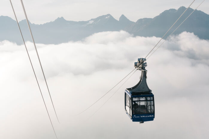 Die Valluga in Vorarlberg - Lech Zürs